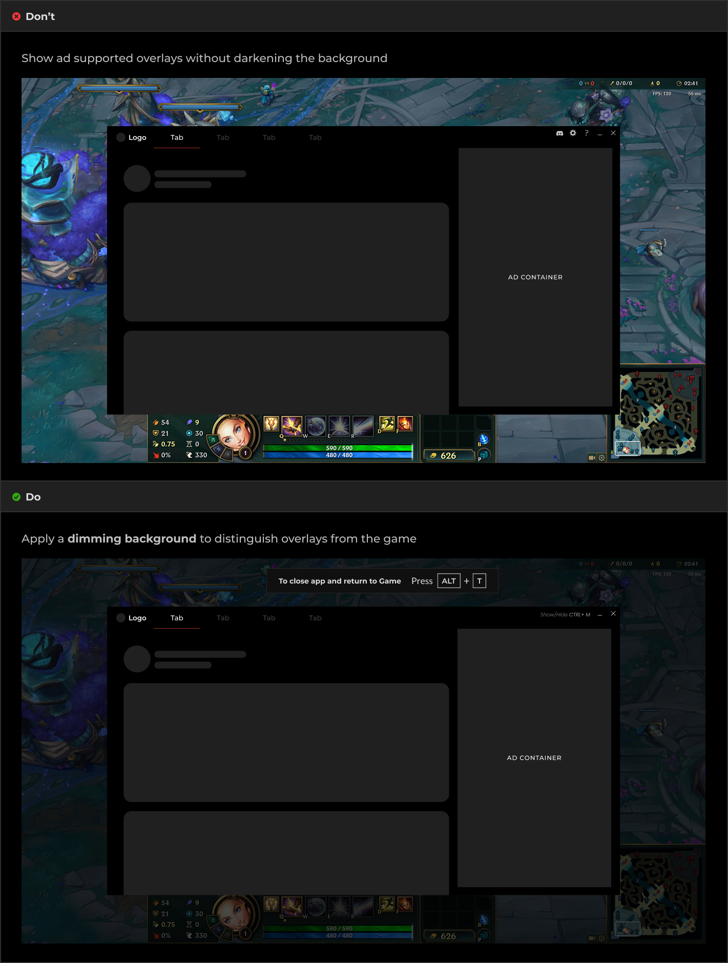 Riot in-game Ads Rules | Overwolf Developers